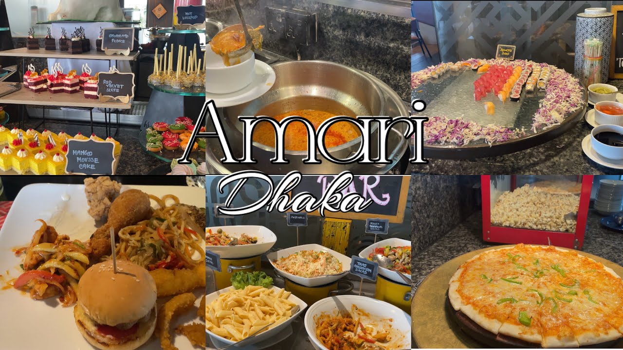 This is what Amari Dhaka is offering us for brunch buffet|| Buy One Get ...