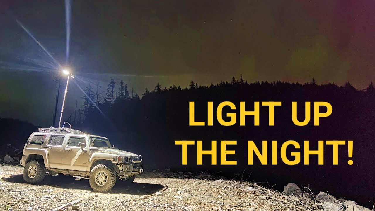 DIY Super bright area light, great for camping! - YouTube