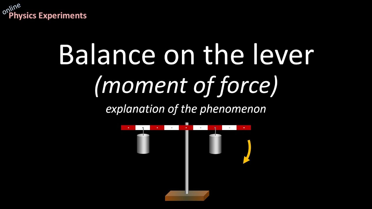 Balance on the lever - Physics Experiment - YouTube