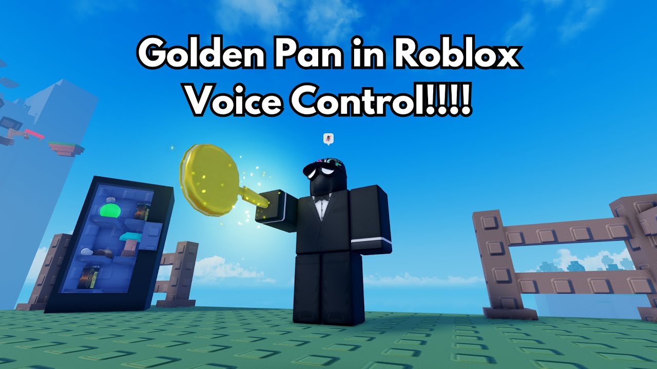 Golden Pan in Voice Control Roblox - YouTube