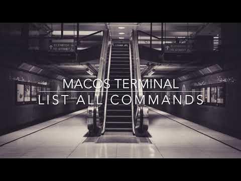 macOS Terminal - How to list all commands - YouTube