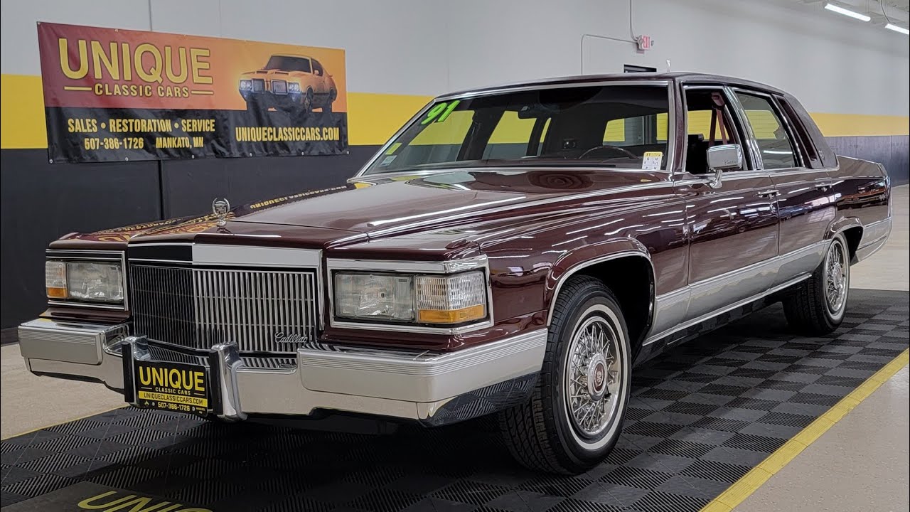 1991 Cadillac Brougham D'Elegance | For Sale $24,900 - YouTube