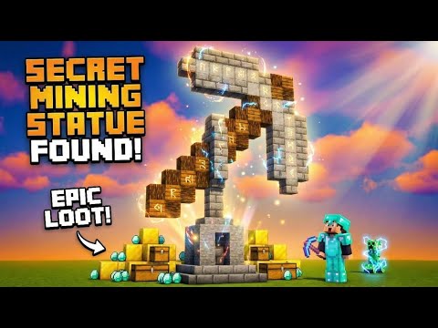 How to build a Pickaxe Statue in Minecraft ⛏️ - YouTube