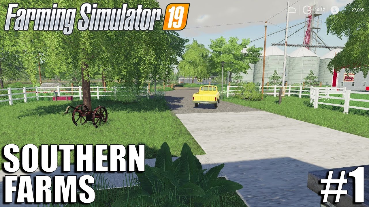 SOUTHERN FARMS | AMERICAN Timelapse #1 | Farming Simulator 19 - YouTube