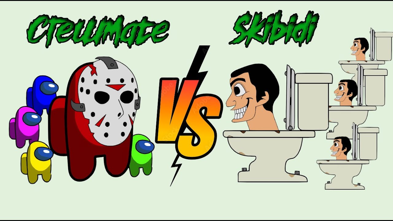 CREWMATE FIGHTS SKIBIDI - #amongus #skibiditoilet - YouTube