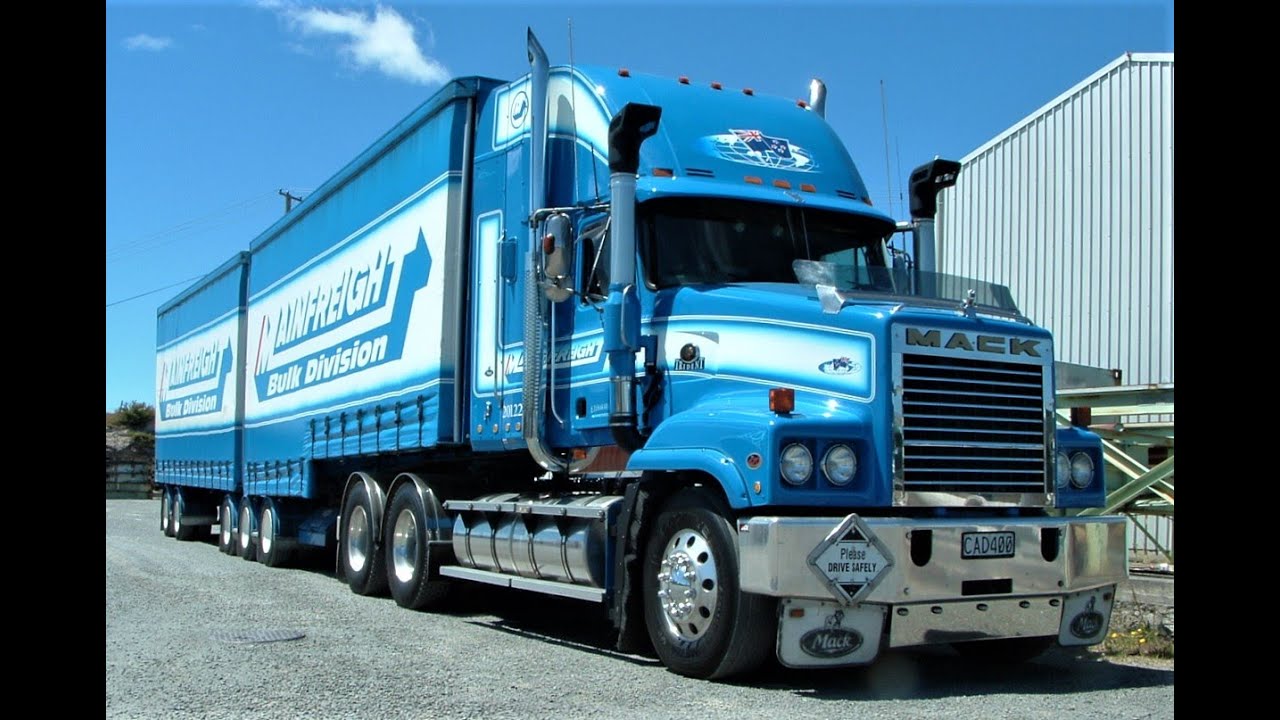 Mainfreight Truck's Of New Zealand - YouTube