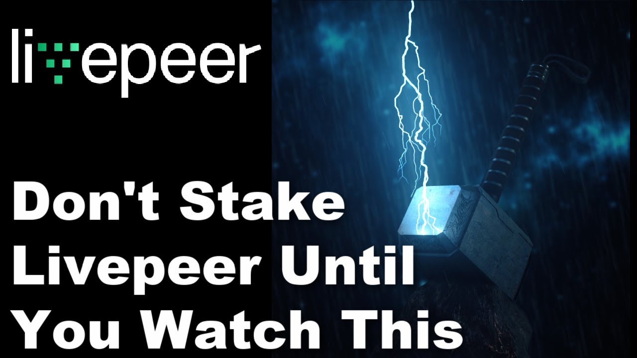 Ultimate Livepeer Staking Guide | Earn Massive Returns - YouTube