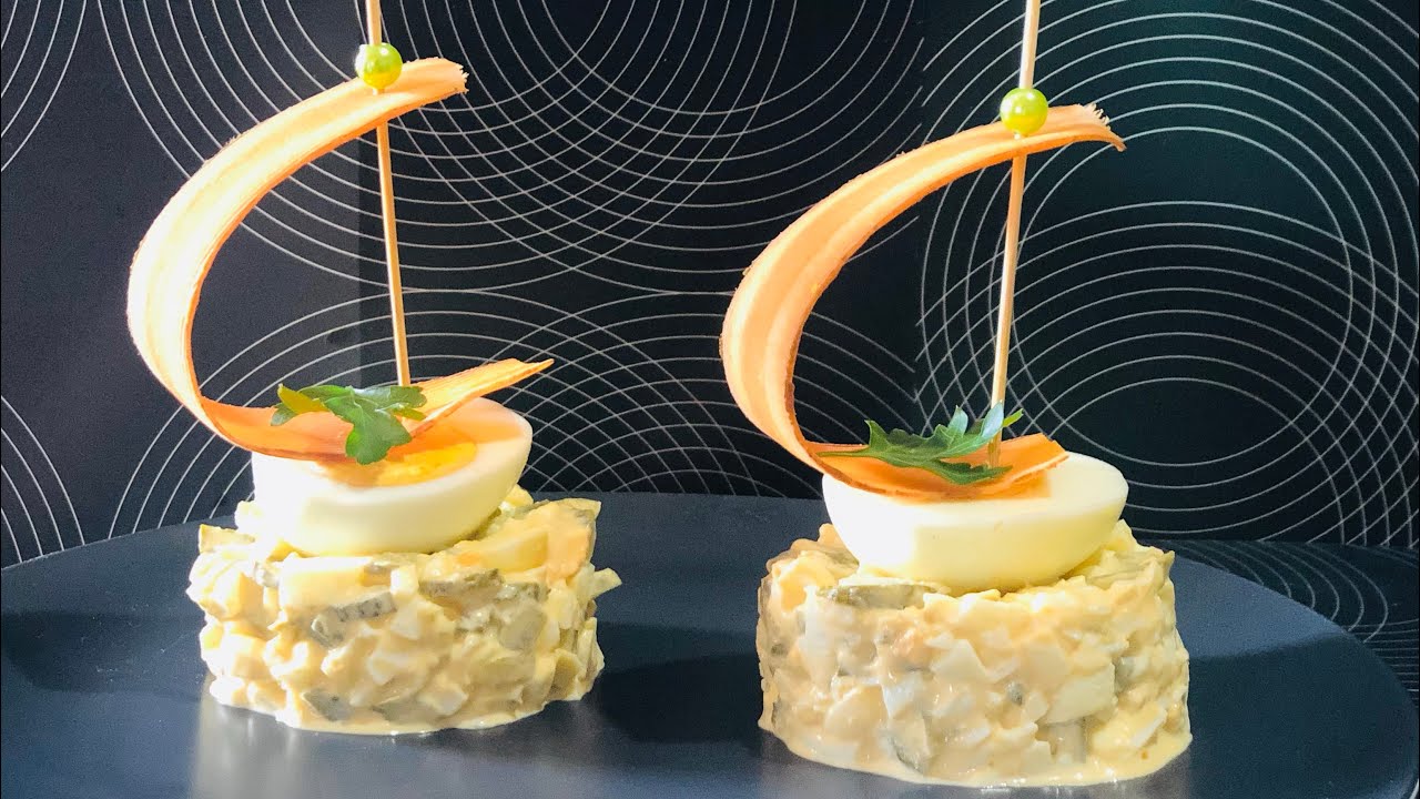 Easy Party Canape | Quick Appetizer | Kanapei - YouTube