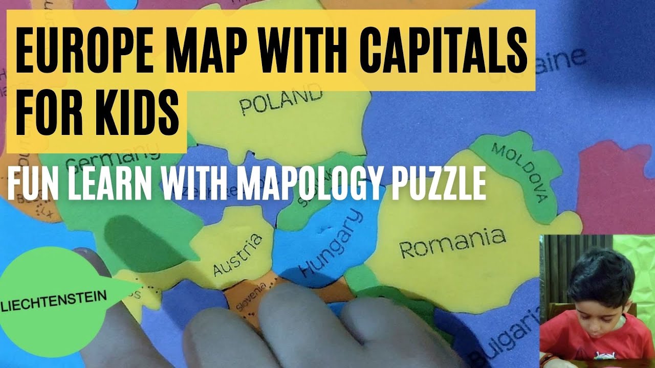 Learn Europe Map with Countries & Capitals | Fun Geography using ...