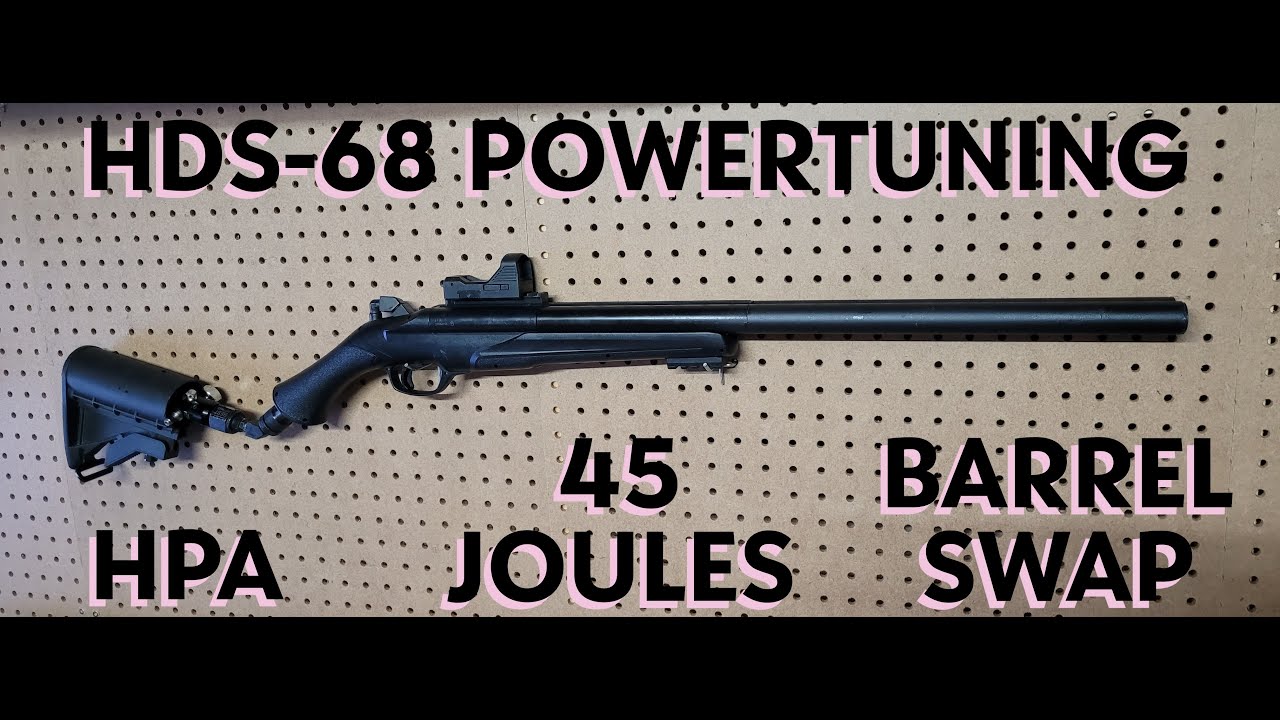 Umarex HDS 68 HPA Barrel Powertuning for 45 Joules - YouTube