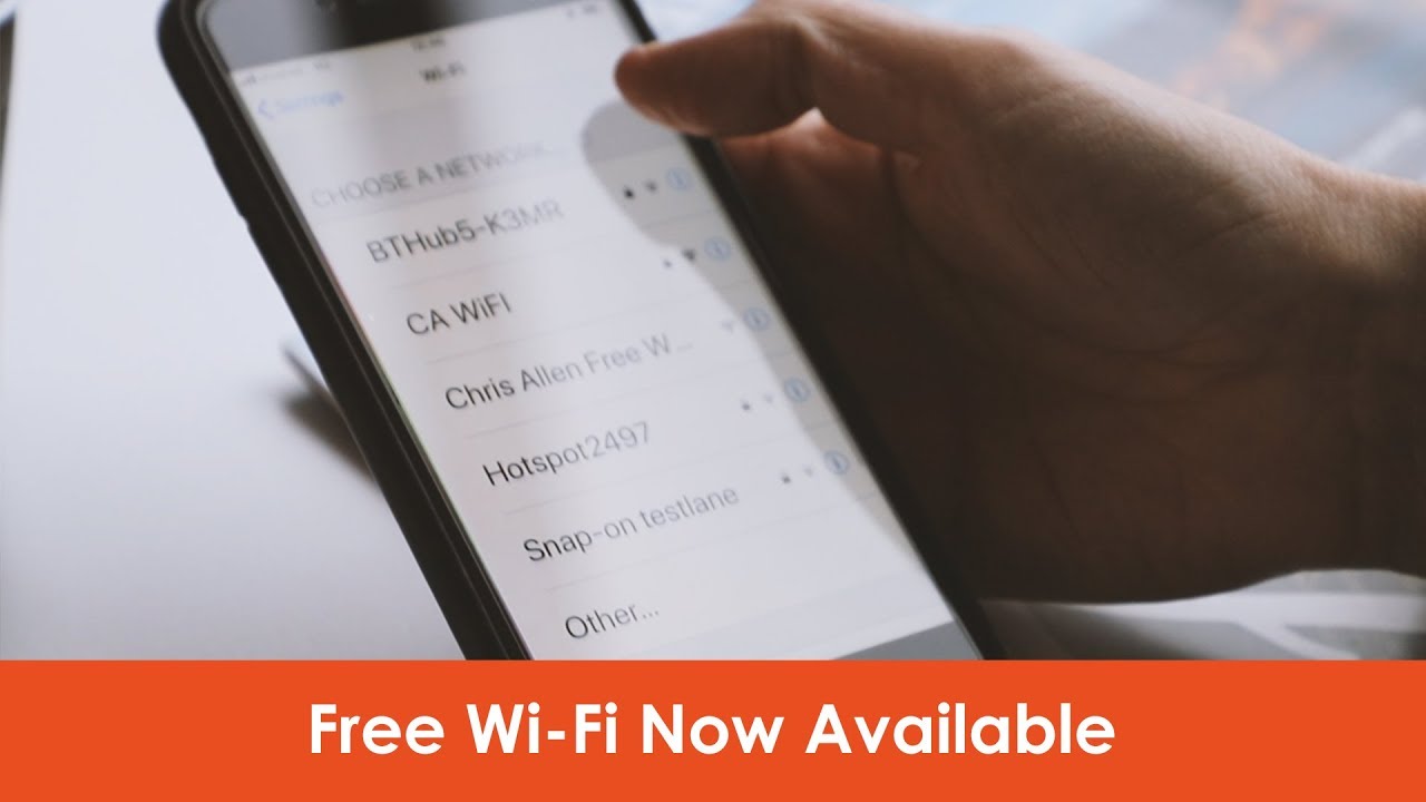 Free Wi-Fi now available! - YouTube