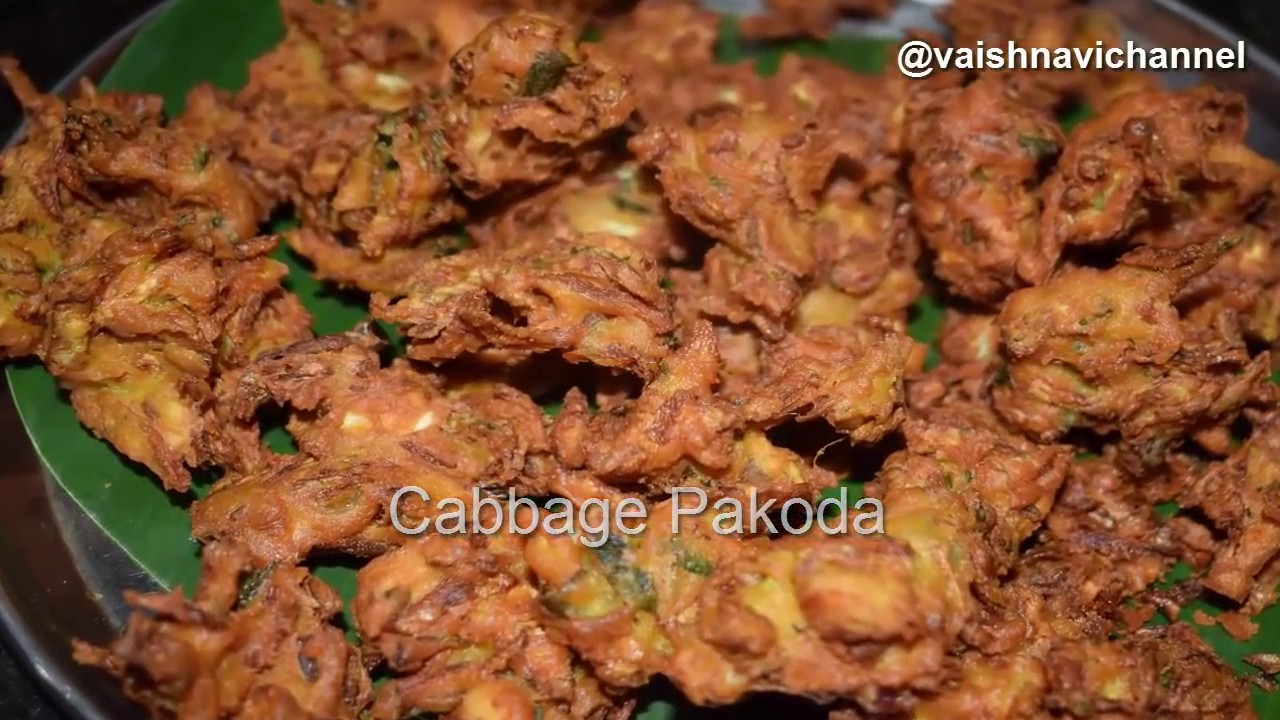 Cabbage Pakoda / ಎಲೆಕೋಸು ಪಕೋಡ / Cripsy cabbage pakoda / Yellekos pakoda ...