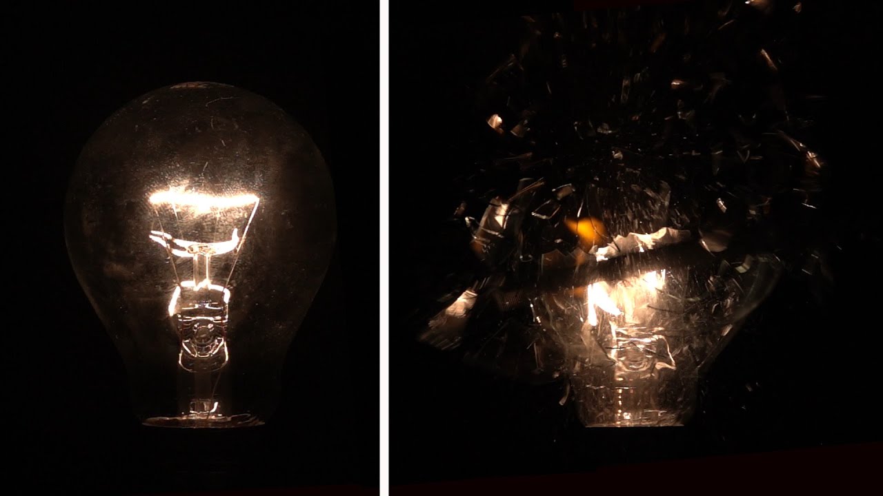 Light Bulb Smash in Slow Motion - YouTube