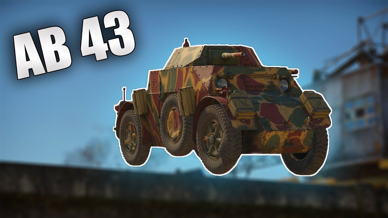 БЫСТРЫЙ ОБЗОР AB 43 на новом боевом рейтинге | War Thunder - YouTube