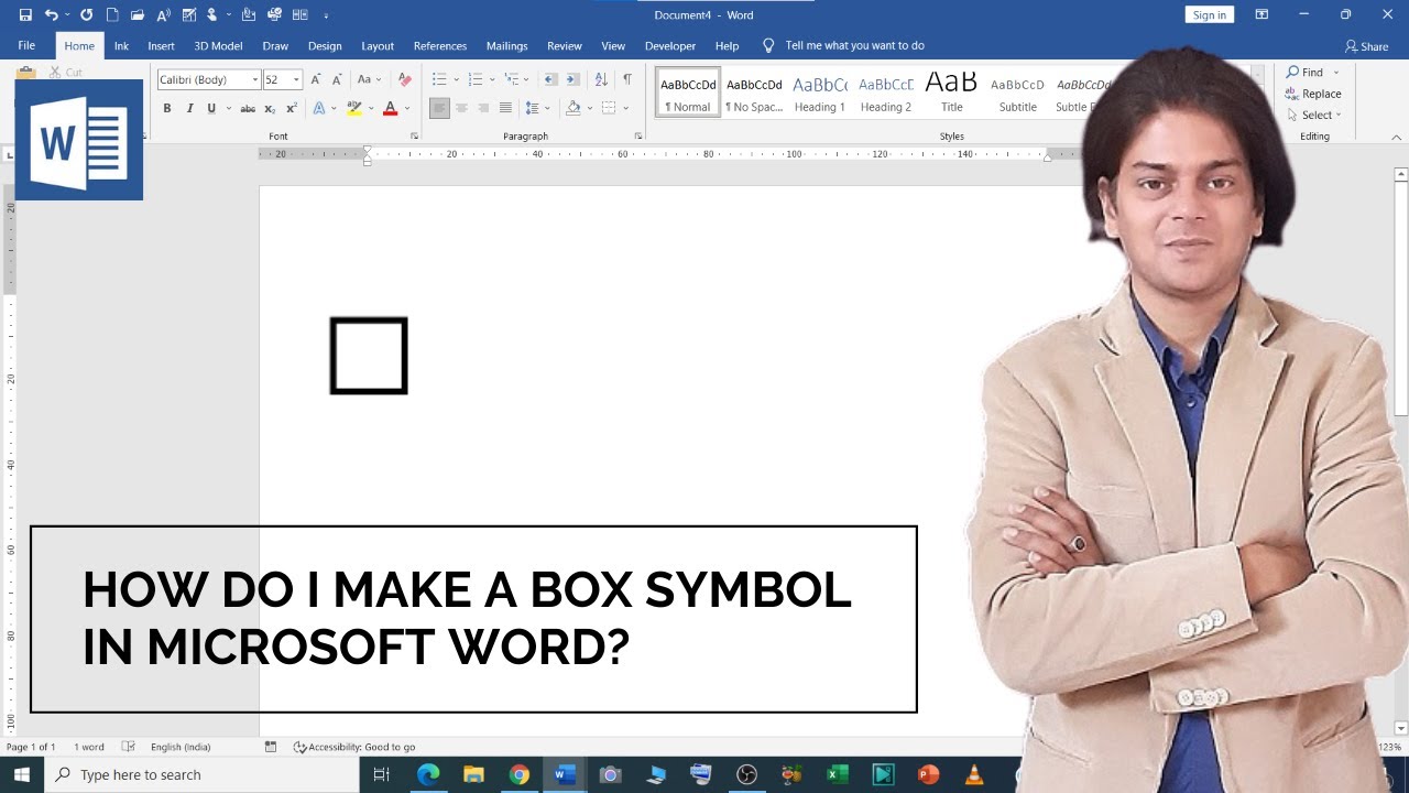 How To Create Box Symbol In Microsoft Word YouTube How To Create Box Symbol In Microsoft Word YouTube