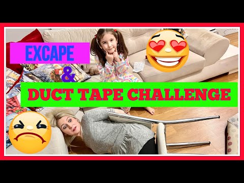 EXCAPE & DUCT TAPE CHALLENGE | BANTTAN KURTULMA CHALLENGE GIDIKLAMA CEZALI!