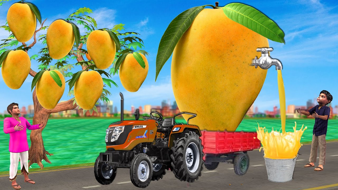 Giant Mango Tree Comedy Video Hindi Kahaniya Mango Tractor Magical ...
