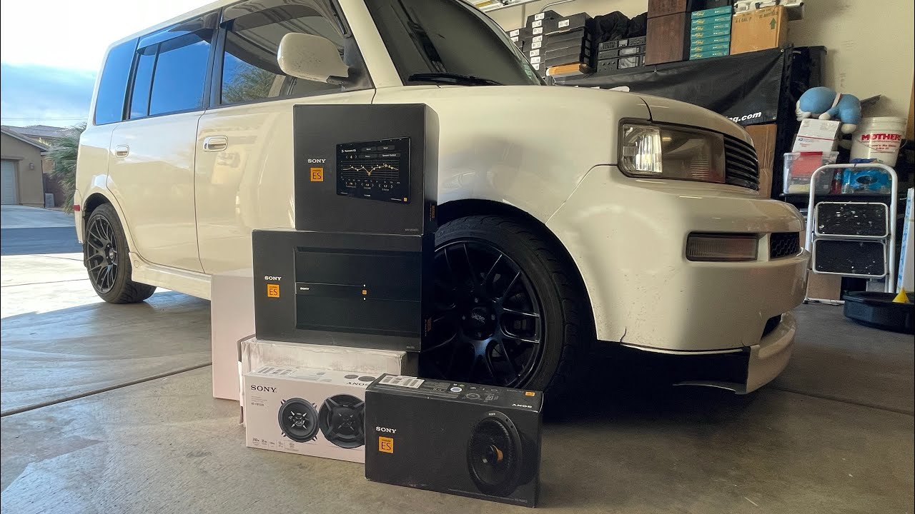 Unboxing a whole audio system for my Scion xB. I’m VERY EXCITED to get ...
