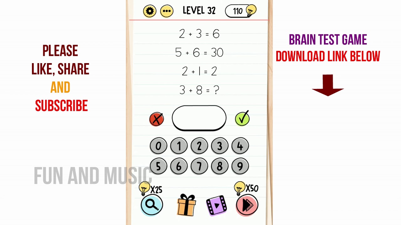 Brain Test Level 32 YouTube