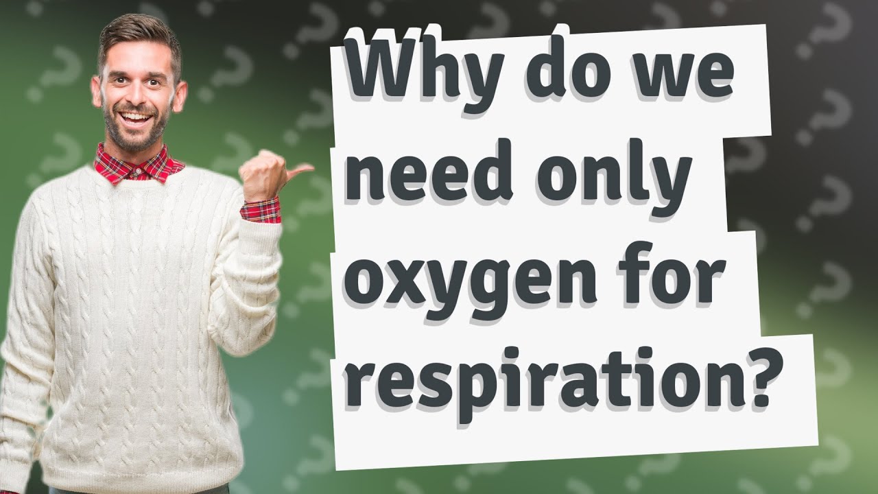 Why do we need only oxygen for respiration? - YouTube