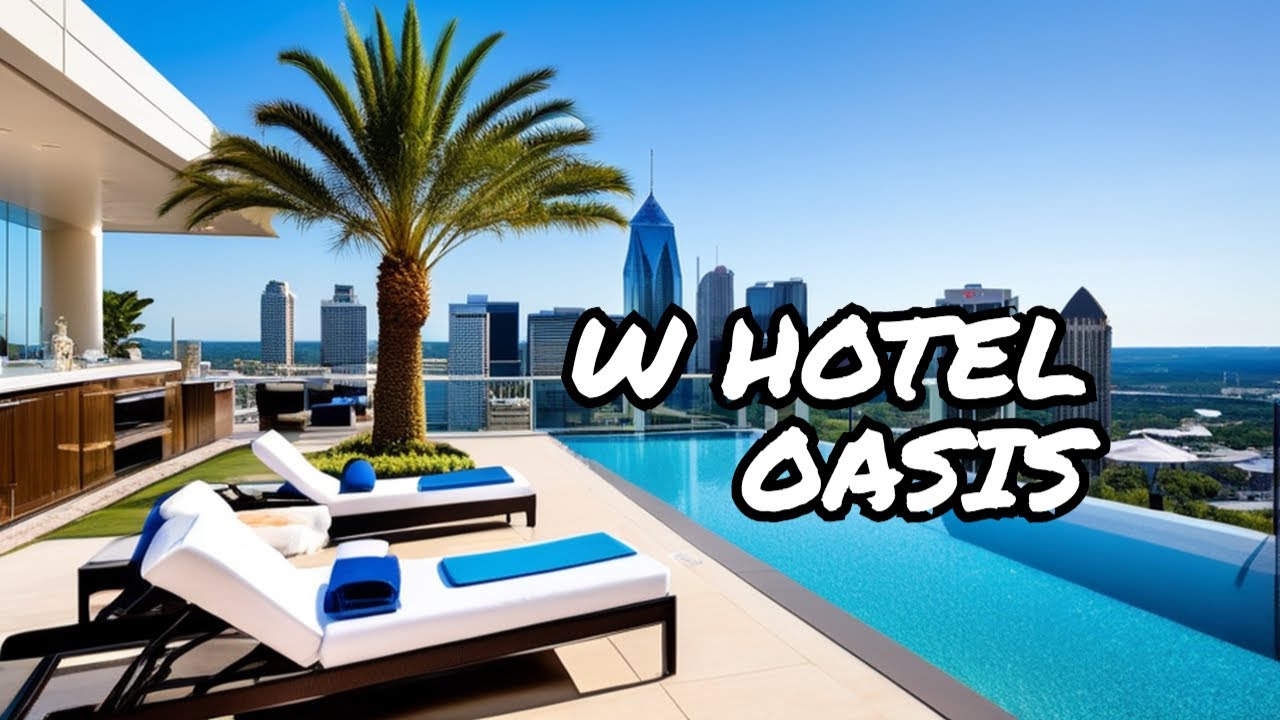 Escape to W Hotel Atlanta Pool Side Paradise - YouTube