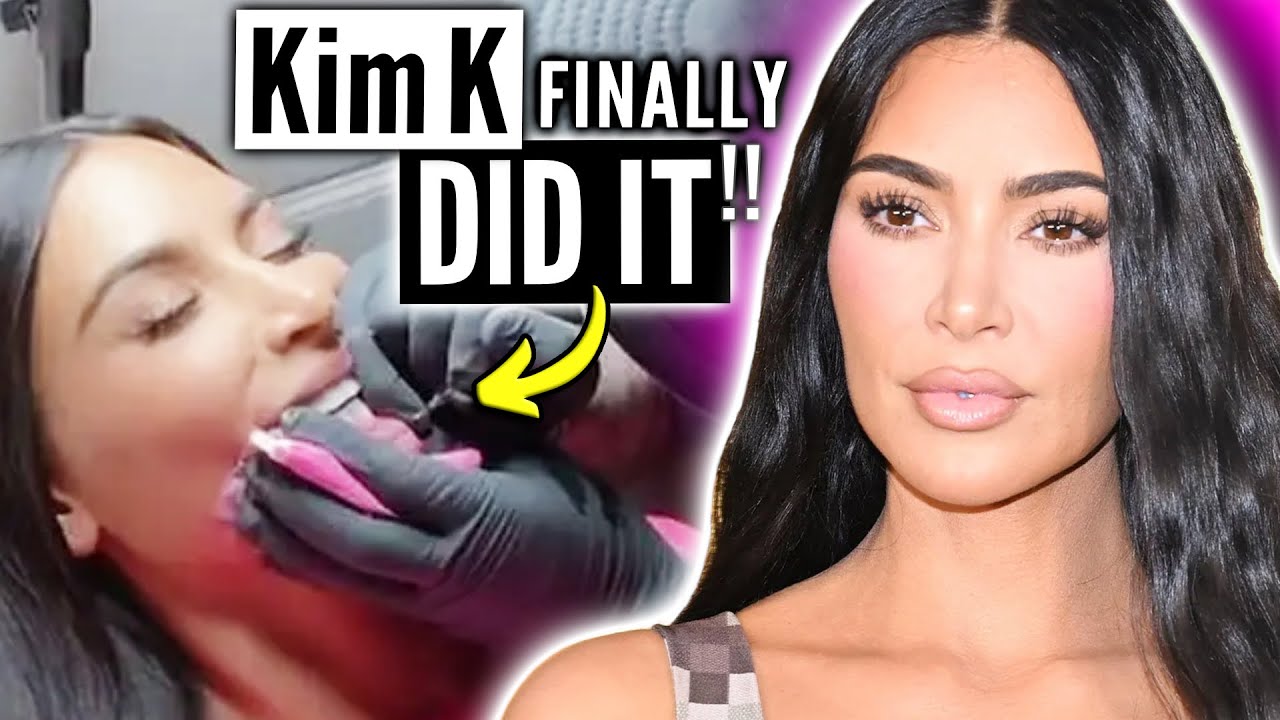 After Keeping It a Secret for 2 YEARS.. Kim Reveals Her FIRST TATTOO ...