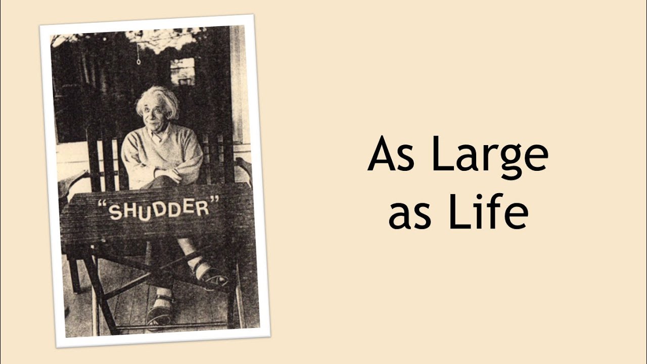 As Large as Life (Audio) - YouTube