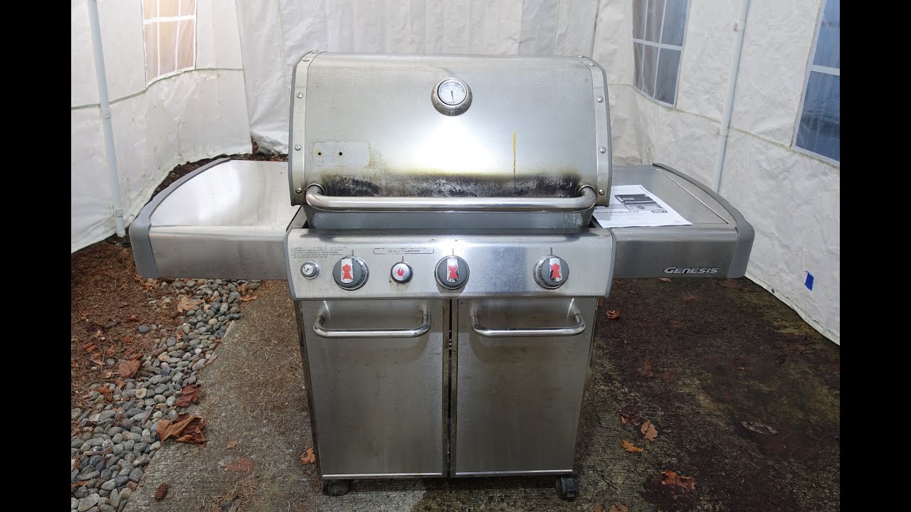 Igniter Replacement on a Weber Genesis S330 Grill - YouTube