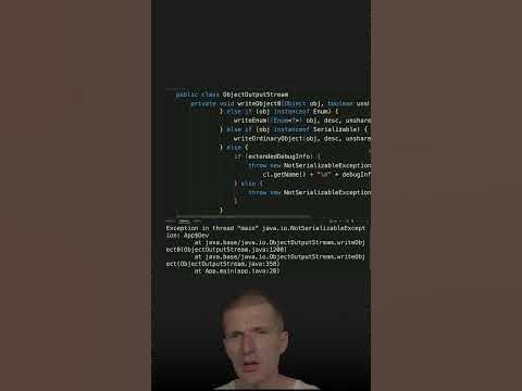 The Purpose of the Serializable Interface #java #shorts #coding #airhacks - YouTube