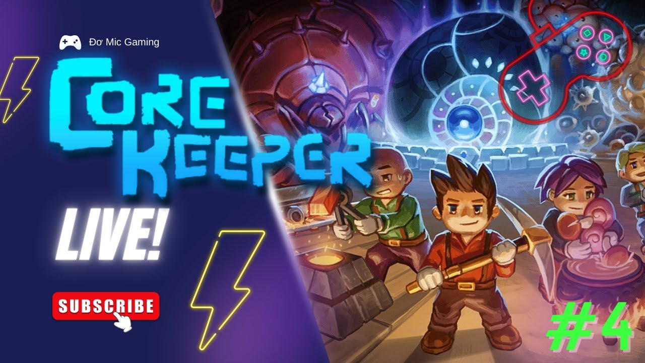 [Live] Core Keeper (#4) - Dây chuyền khai thác quặng - YouTube