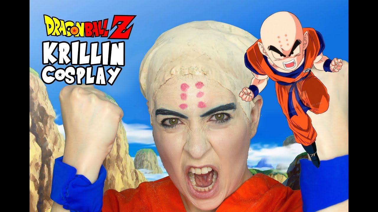 KRILLIN COSPLAY MAKEUP (DRAGON BALL Z) - YouTube