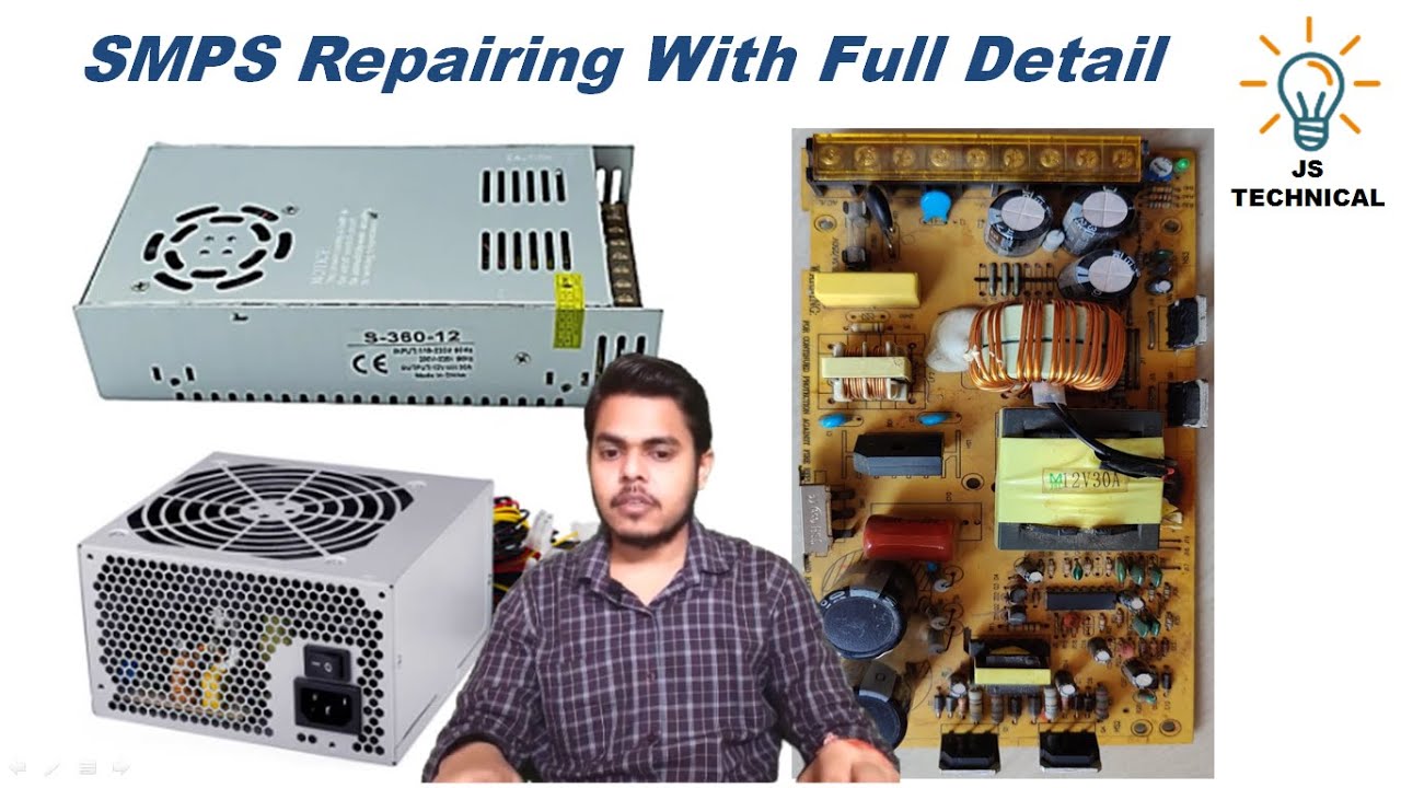 POWER SUPPLY (SMPS) REPAIRING WITH FULL DETAIL ...!!! - YouTube