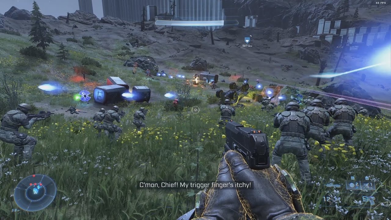 Halo Infinite Marines Save Lancer Squad Ai Battle - YouTube