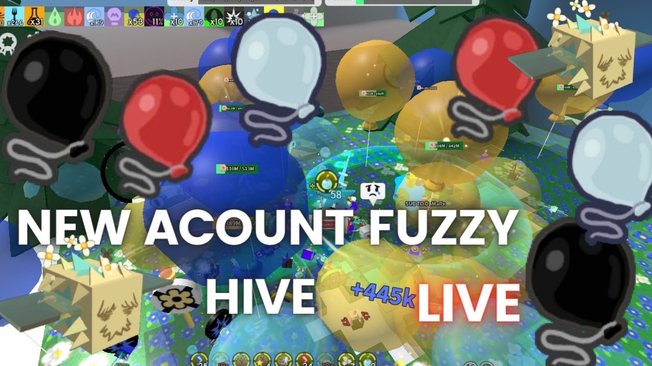 🎈I MADE A NEW ACCOUNT*FUZZY ALT* | Bee Swarm Simulator🎈 - YouTube