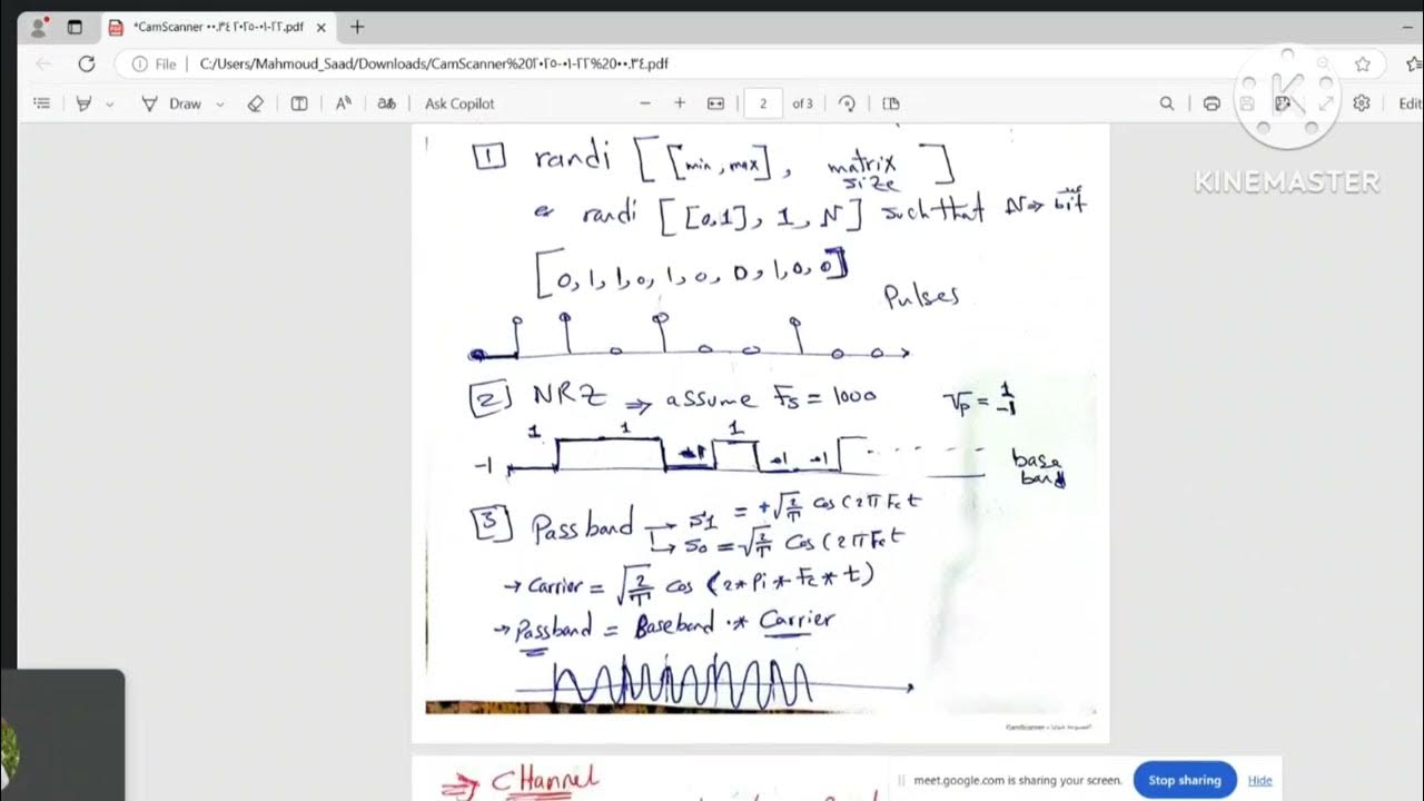 project BPSK modulation on Matlab part 1 - YouTube