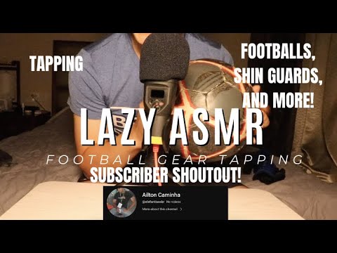 Football ASMR – tapping on football (soccer) gear! - YouTube