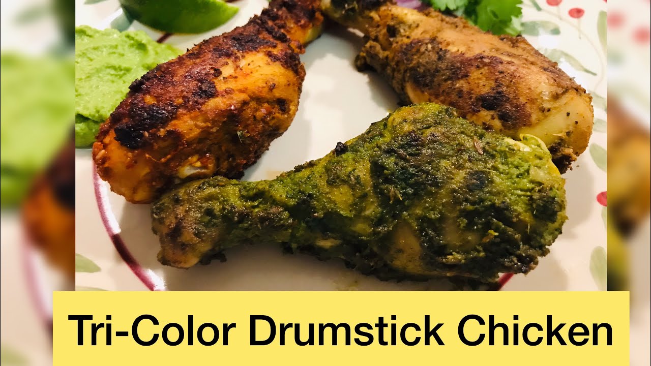 CHICKEN DRUMSTICKS | TRI-COLOR CHICKEN DRUMSTICKS | CHICKEN FRY RECIPE ...