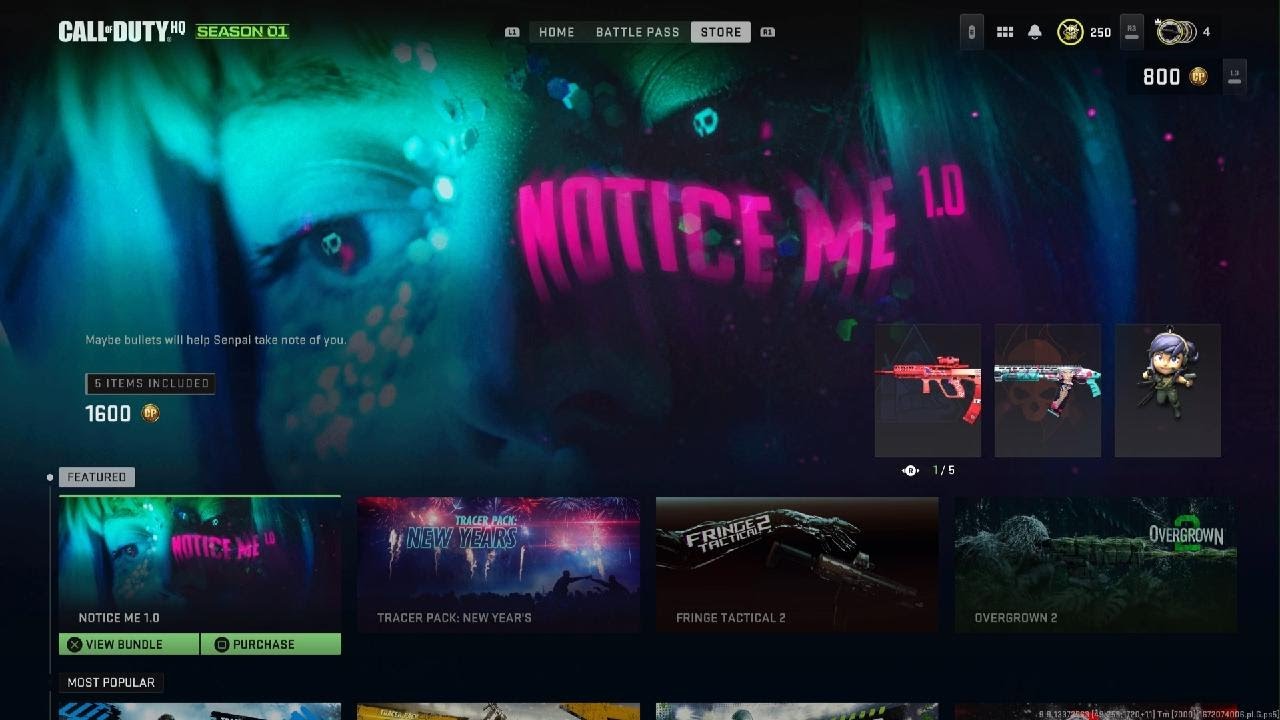 NEW ANIME BUNDLE! NOTICE ME 1.0 | MW2 | WARZONE 2.0 | SHOWCASE ...