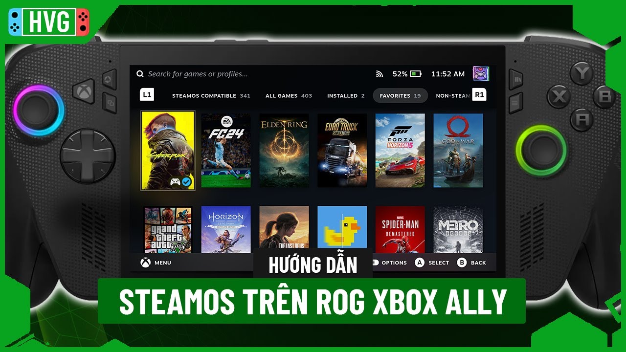Hướng dẫn cài SteamOS trên ROG XBOX ALLY X | Tăng 10-15FPS mỗi game ...