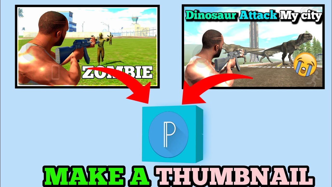 Indian Bike Driving 3d Thumbnail Editing Tutorial || How To Make ...
