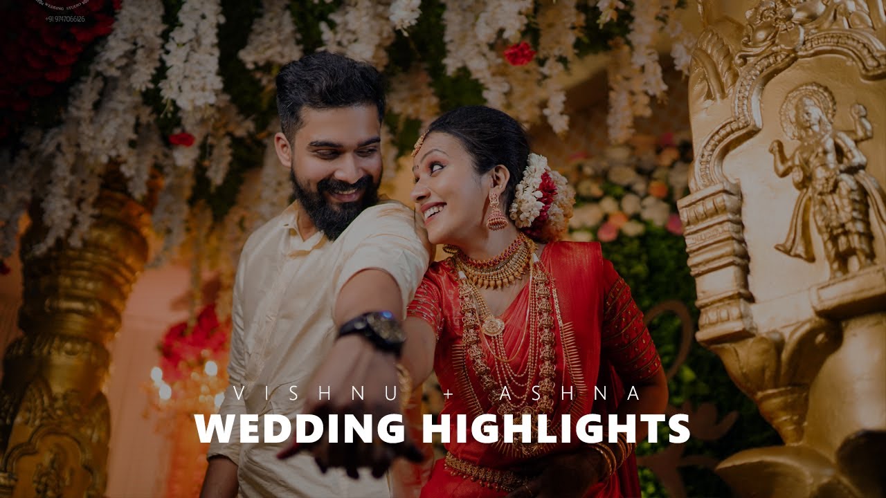 VISHNU + ASHNA WEDDING HIGHLIGHTS - YouTube