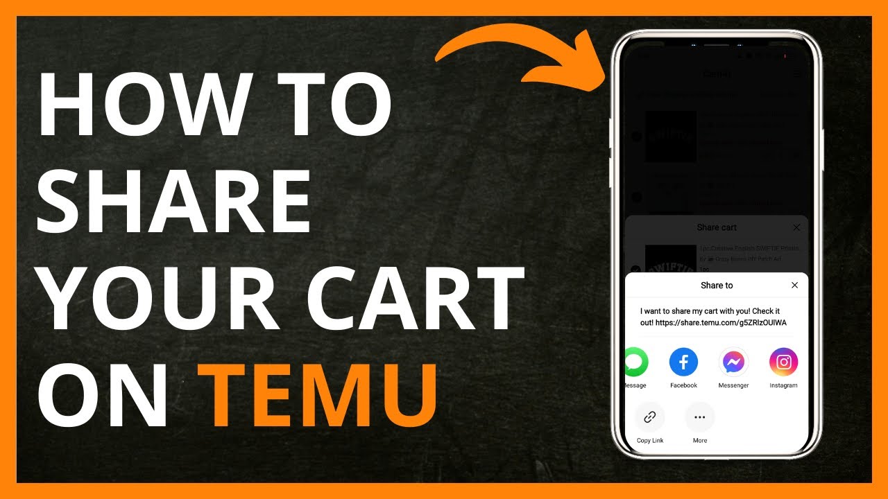 How To Share Your Cart on Temu in 2024 - YouTube
