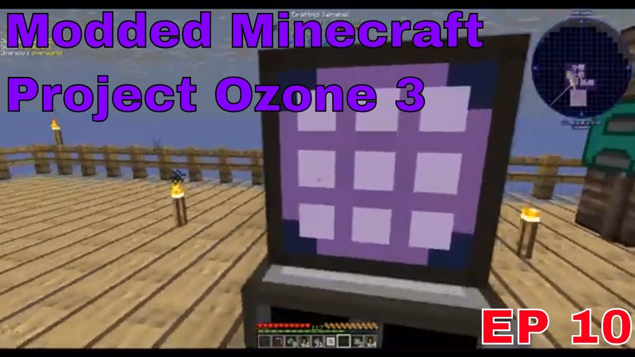 Modded Minecraft - Project Ozone 3 ep 10 : ME system - YouTube