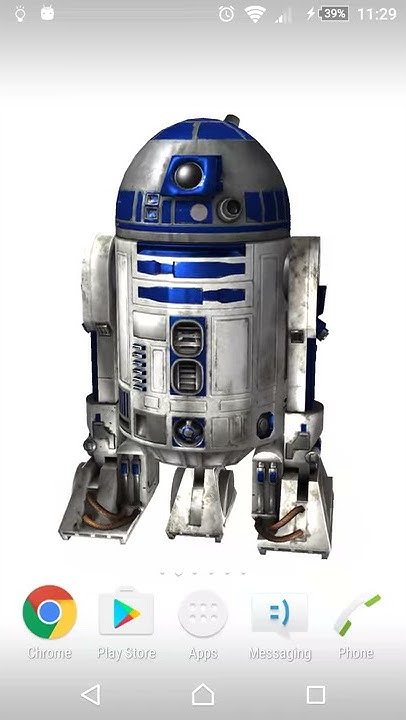 R2-D2 with Android Sensors (Android, OpenGL ES 2.0, C++) - YouTube