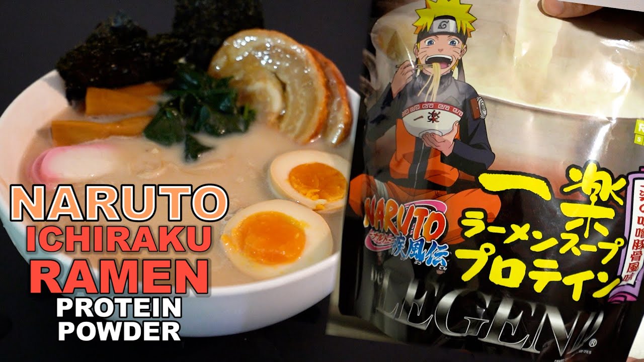 Trying Japan's Naruto Ichiraku Ramen ... Protein Powder?🍜 - YouTube