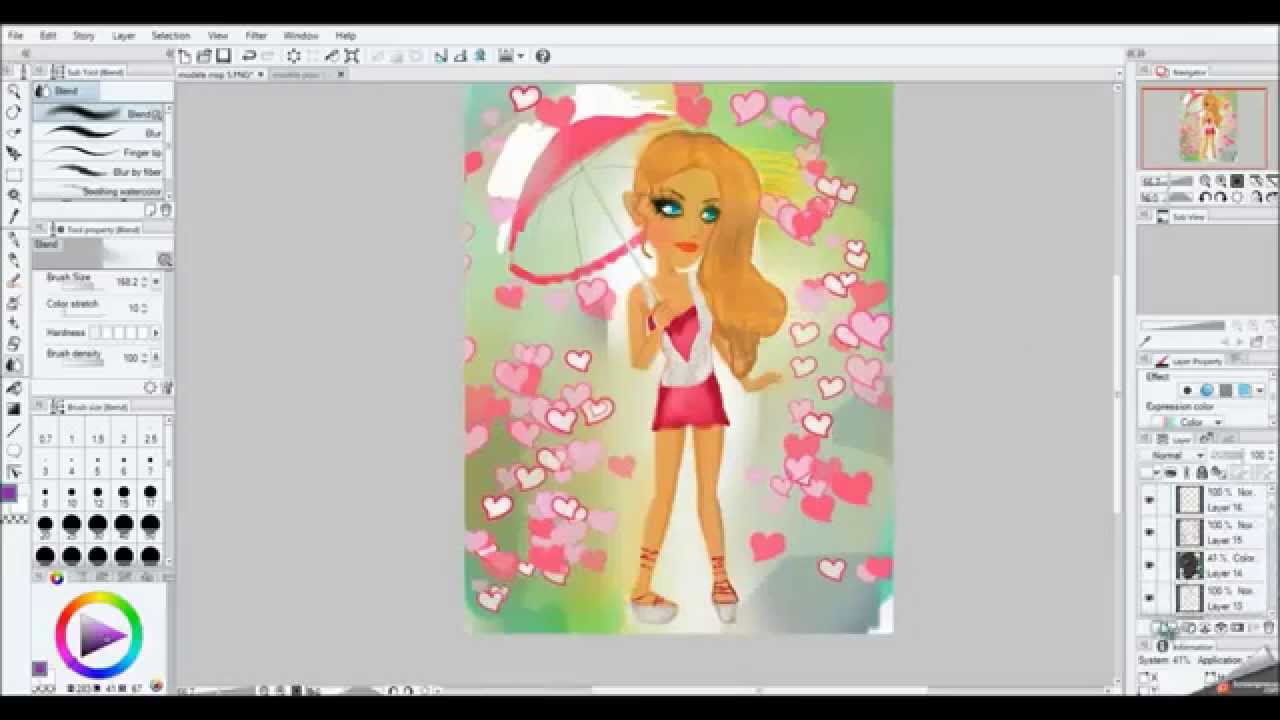 Speed paint MSP ♥1♥ - YouTube