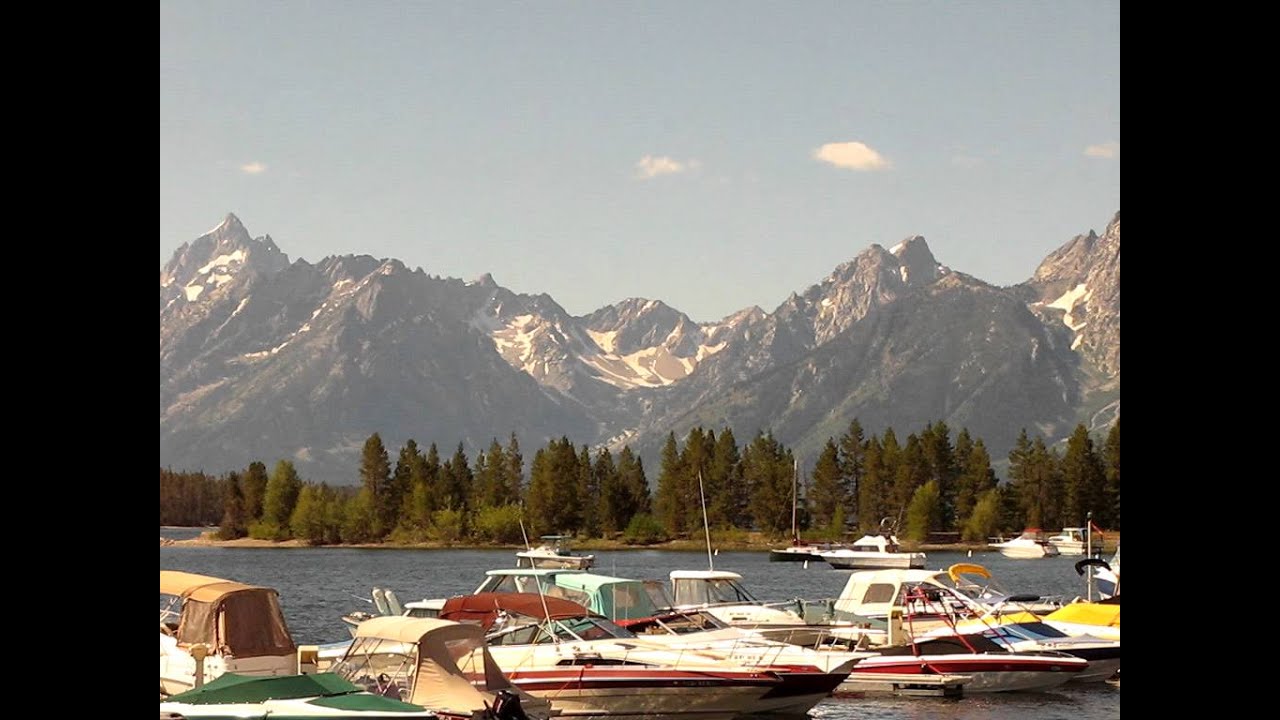 Colter Bay Marina @ Grand Teton National Park - YouTube