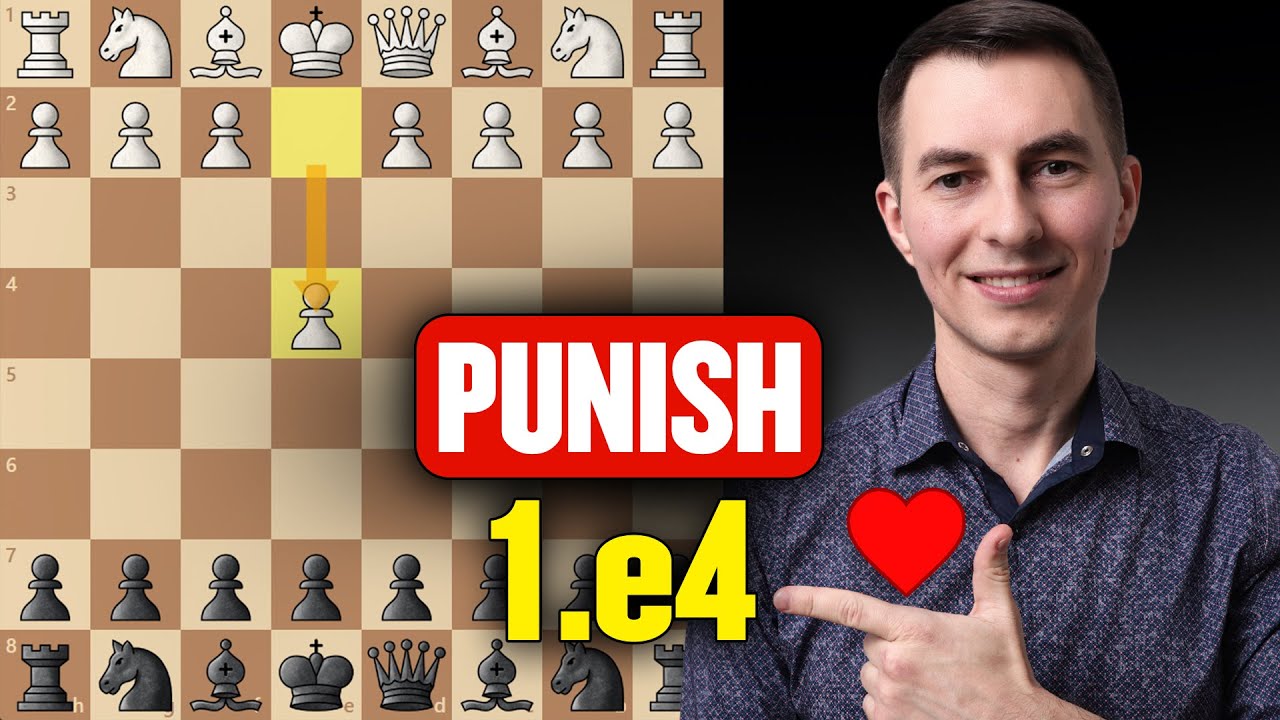 My Favourite Aggressive Gambit For Black Against 1.e4 - YouTube