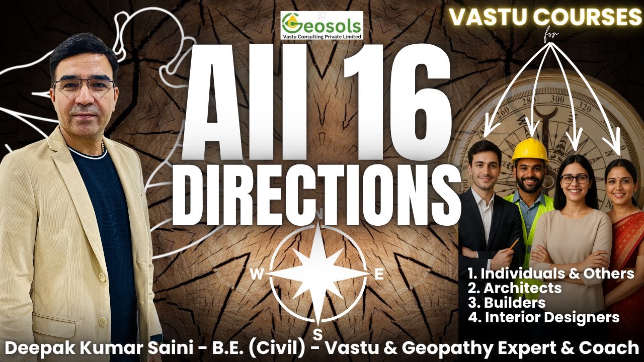 Module 03 - All 16 Directions | Vastu Directions | Directions in Vastu ...