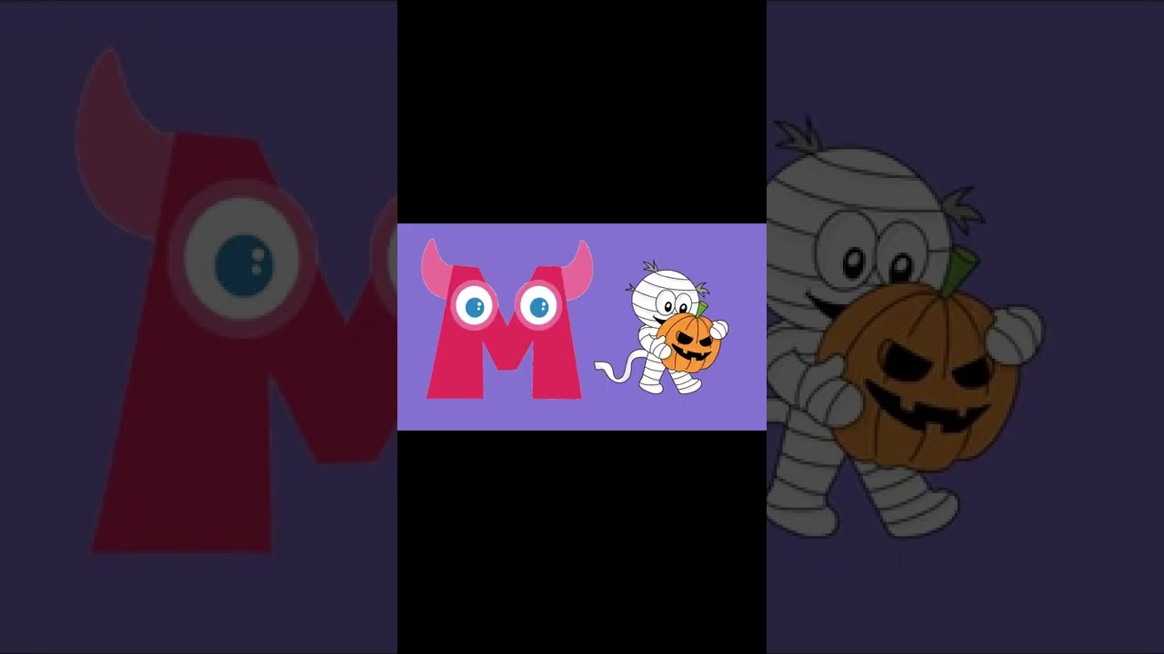 ABCD Alphabet Halloween | Learn Alphabet Letters | ABC | A For Alien B ...